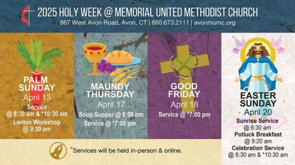 2025 Holy Week @ Memorial UMC - Memorial United Methodist Church